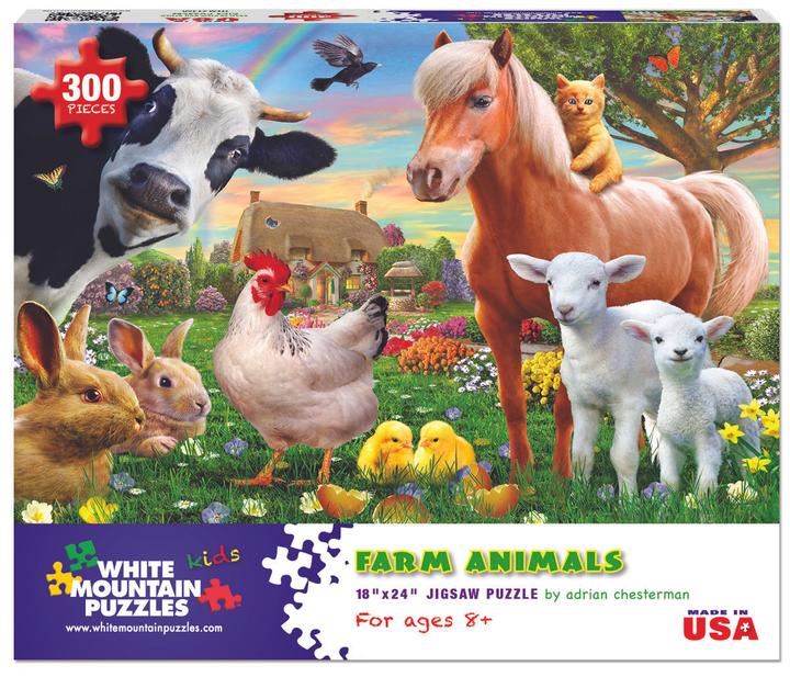 Farm Animals - 300 Piece Jigsaw Puzzle – A Little Bookish
