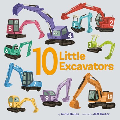 10 Little Excavators – A Little Bookish