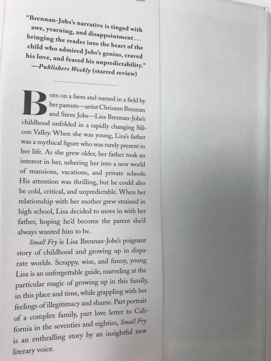 Small Fry by Lisa Brennan-Jobs – A Little Bookish