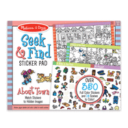 Seek & Find Sticker Pad - Around Town – A Little Bookish