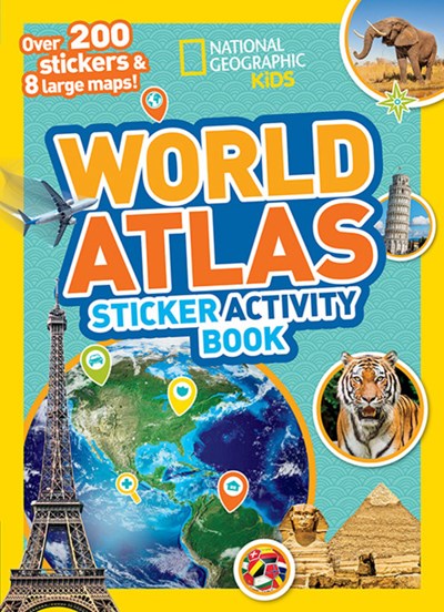 World Atlas Sticker Activity Book – A Little Bookish
